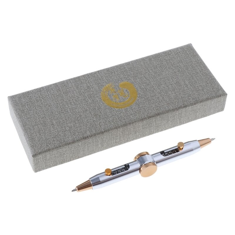 Интерактивная спиннер-ручка для снятия тревоги и терапии аутизма, Серебро