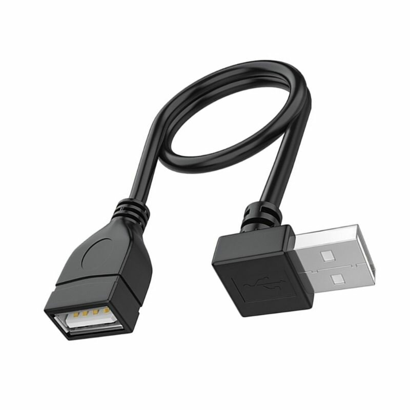 Удлинитель usb2.0 под углом 90 градусов 10 см-верхний изгиб