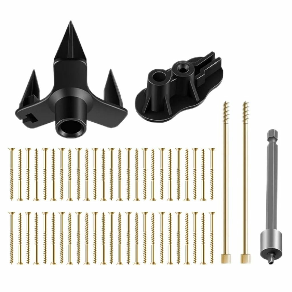 (1 комплект) Инструмент для ремонта пола, напольная пряжка-черный