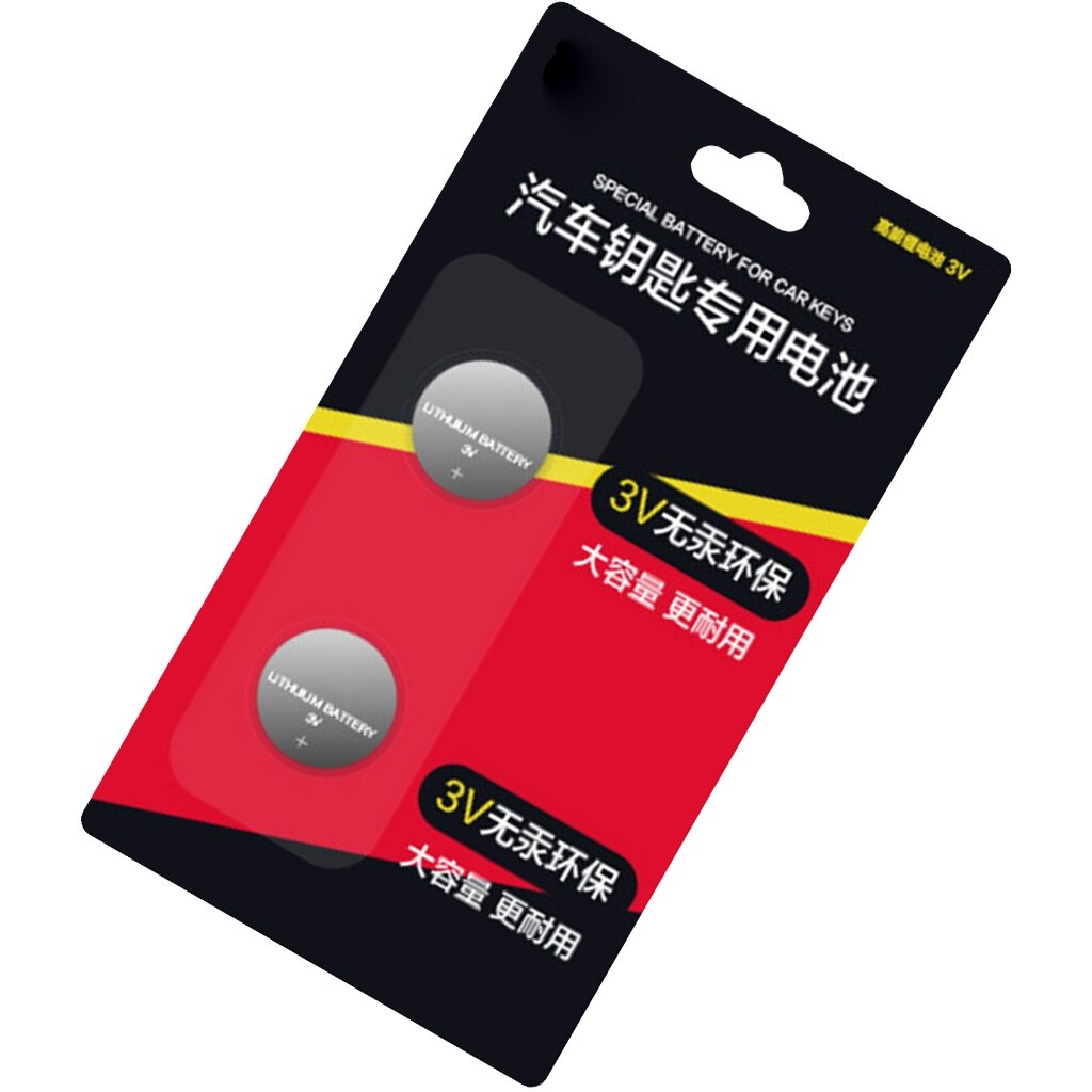 2шт Литиевая Кнопочная Батарея CR2032 3V для Ключей автомобиля и Весов Длительного Питания