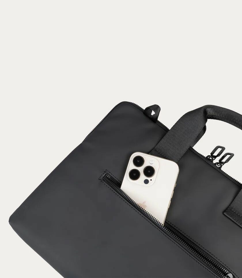 Сумка для ноутбука "Tucano" Gommo 15.6", водонепроницаемая, черная, переработанный материал