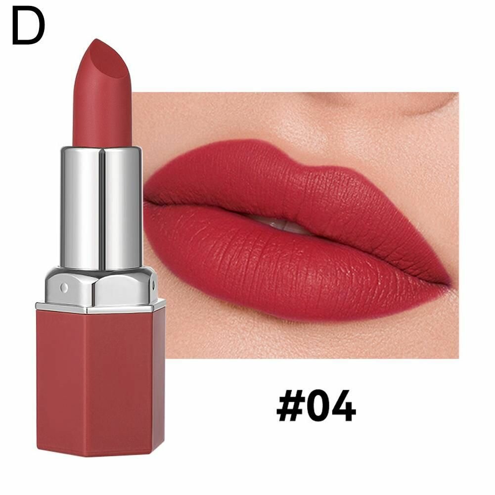 Блеск для губ шестигранник, матовая помада с антипригарным покрытием, европейский и американский стиль