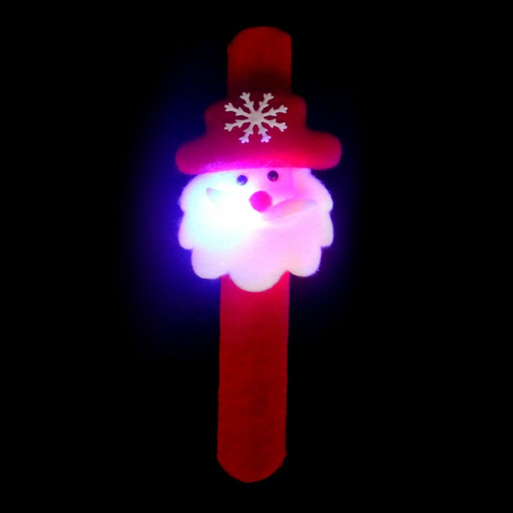 Светящийся браслет, детские игрушки на Рождество, аксессуары для девочек, забавные подарки, интерактивный Хэллоуин