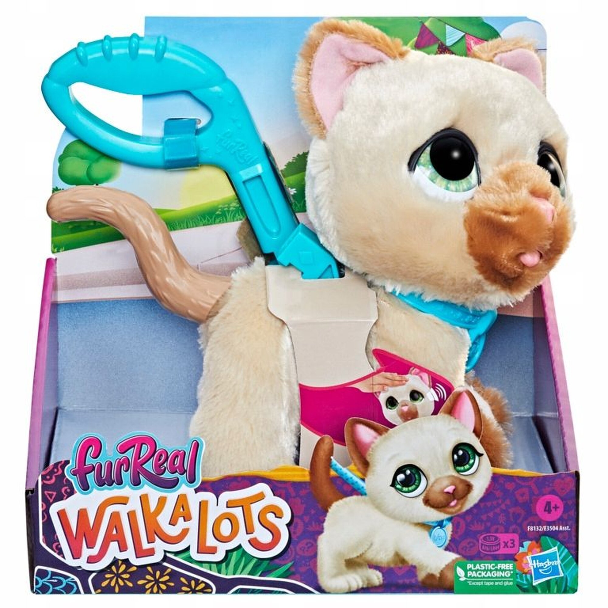 Интерактивная игрушка Hasbro FurReal Friends - Интерактивный котенок на поводке F8132