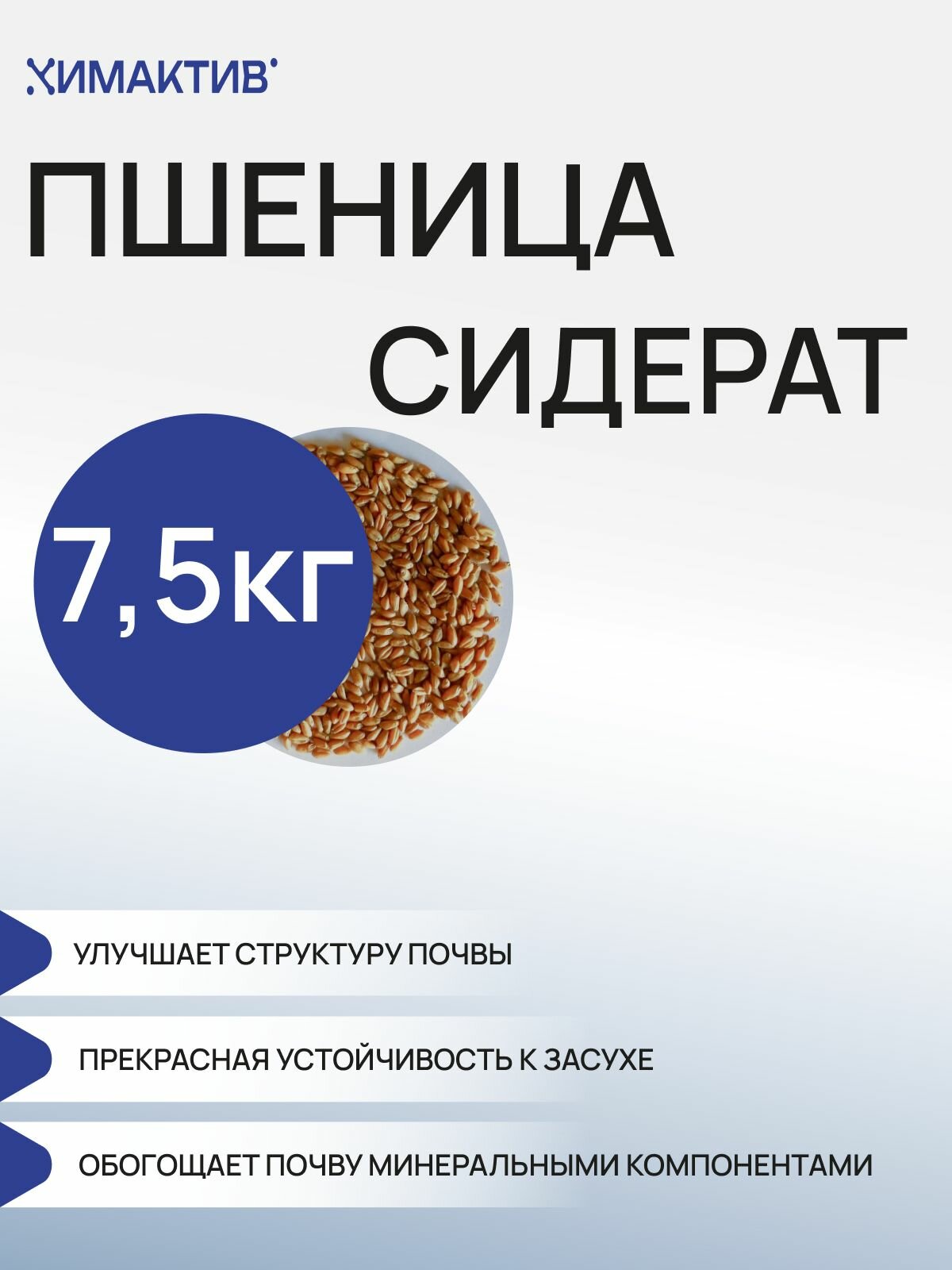Сидерат пшеница семена 7,5кг