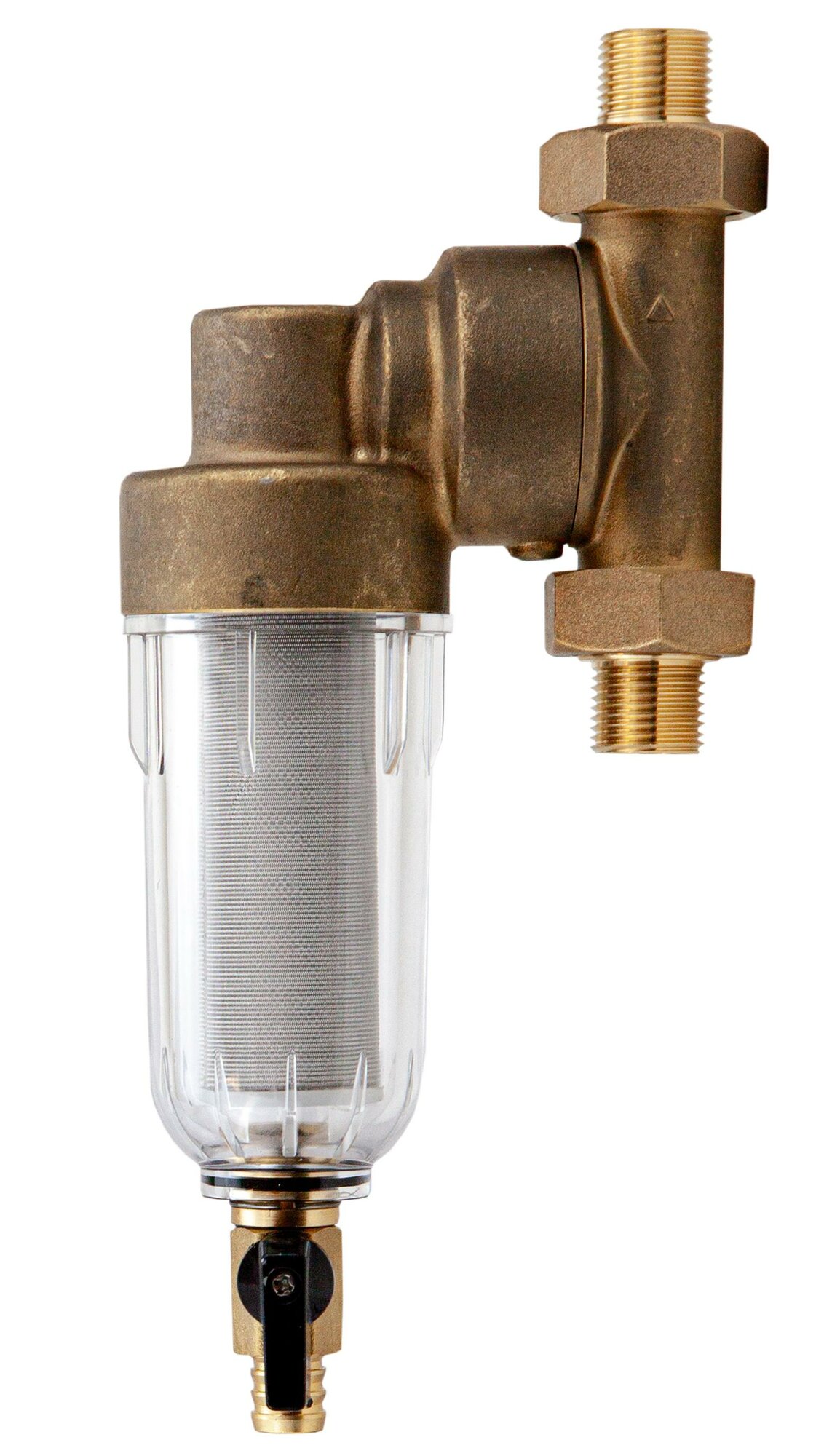 Промывной фильтр для ХВС Посейдон 1/2 НР 100 мкм латунь 13626