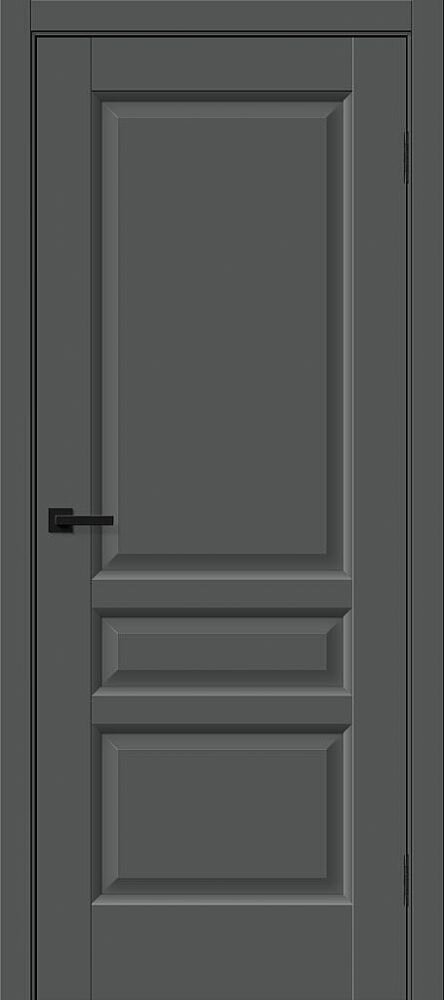 Межкомнатная Дверь ПЭТ Bravo Неоклассик-34 Stormy Silk 800x2000мм (Полотно 1шт) / Браво.