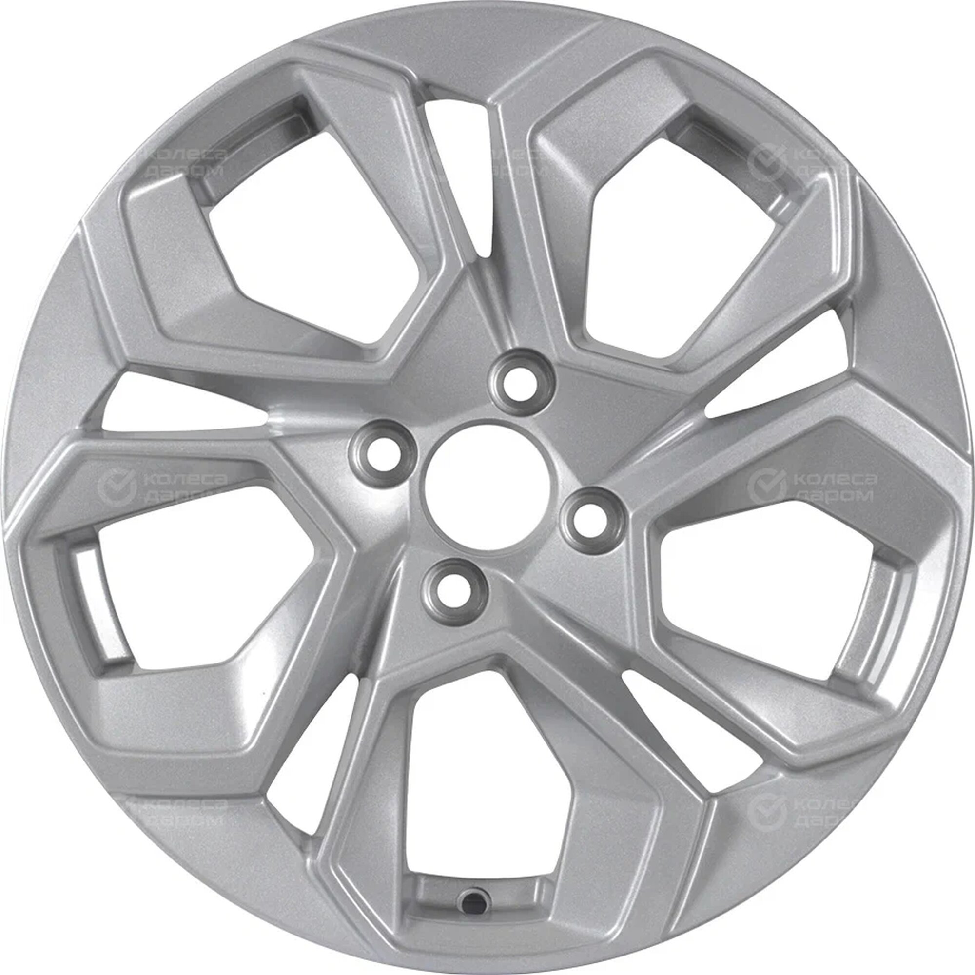 Диски автомобильные KDW KD1620 R16x6.5 5x112 ET45 CB57.1 Light_Silver_Painted