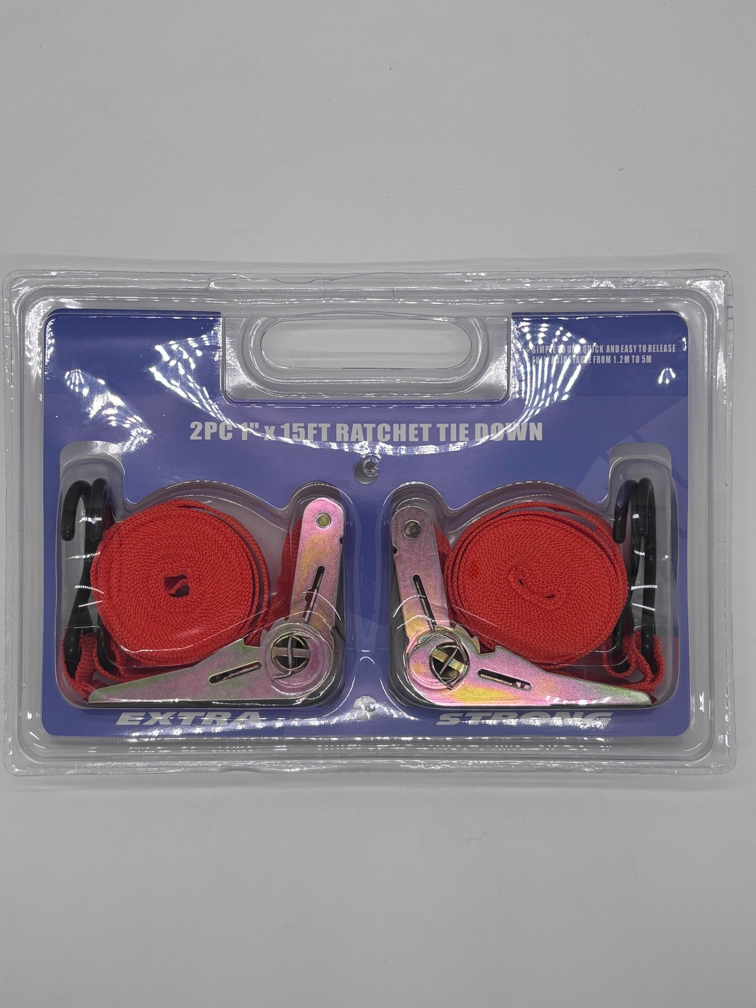 Стяжка для груза 25мм Набор 2шт