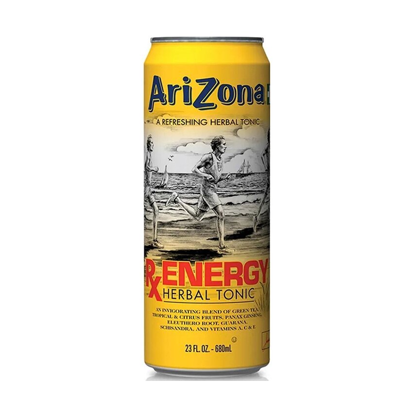 Arizona tonic herbal energy ice tea напиток чайный энергетик на основе трав 680 мл