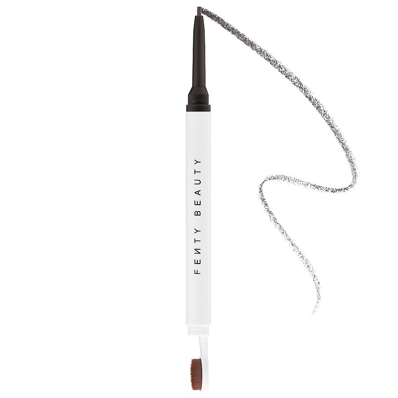 Карандаш для бровей FENTY BEAUTY Brow MVP 0.07г | Ультратонкий водостойкий | С щёточкой |Тон Black Brown