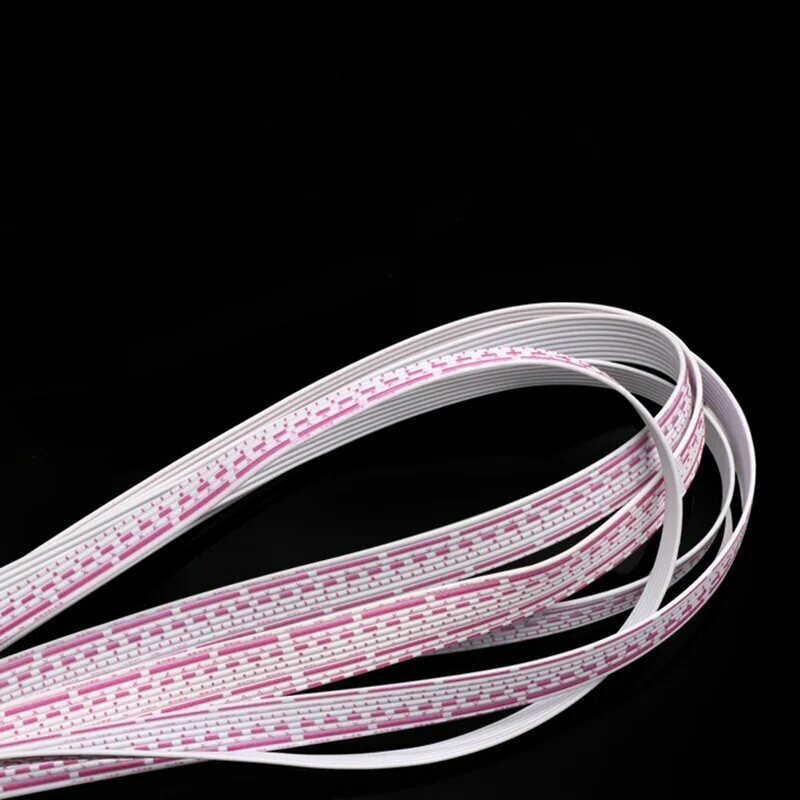 UL2468 26/24 AWG плоский ленточный кабель 6/7/8/9/10/12P светодиодный экран ленточные кабели из ПВХ