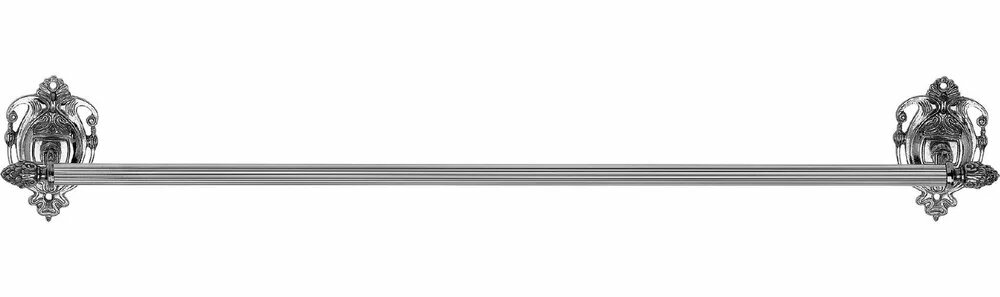 Держатель для полотенец Art&Max Имперо (Impero) AM-1229-Cr глянцевый, латунный, держатель для полотенец в ванную, круглый, в стиле ретро