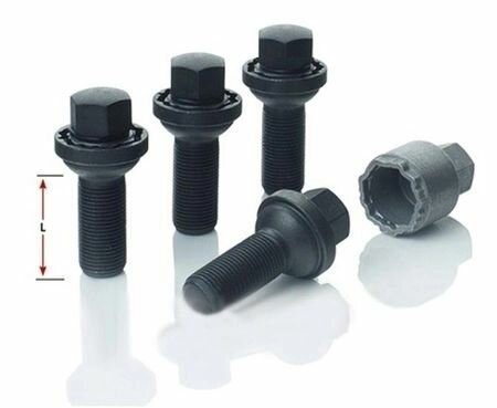 Секретные болты Farad Galaxylock для Mercedes-Benz GLK-klasse 2012-2015 черные Арт. ZA/M/B/2