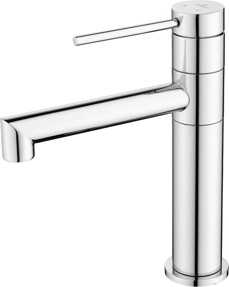 Смеситель для раковины Kaiser Vita 43011 хром, глянцевый, кран для ванной в раковину, из латуни, рычажный, с керамическим картриджем, с функцией экономии расхода