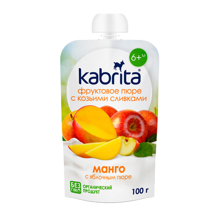 Кабрита Пюре (Сливки/Манго/Яблочное пюре) 100г