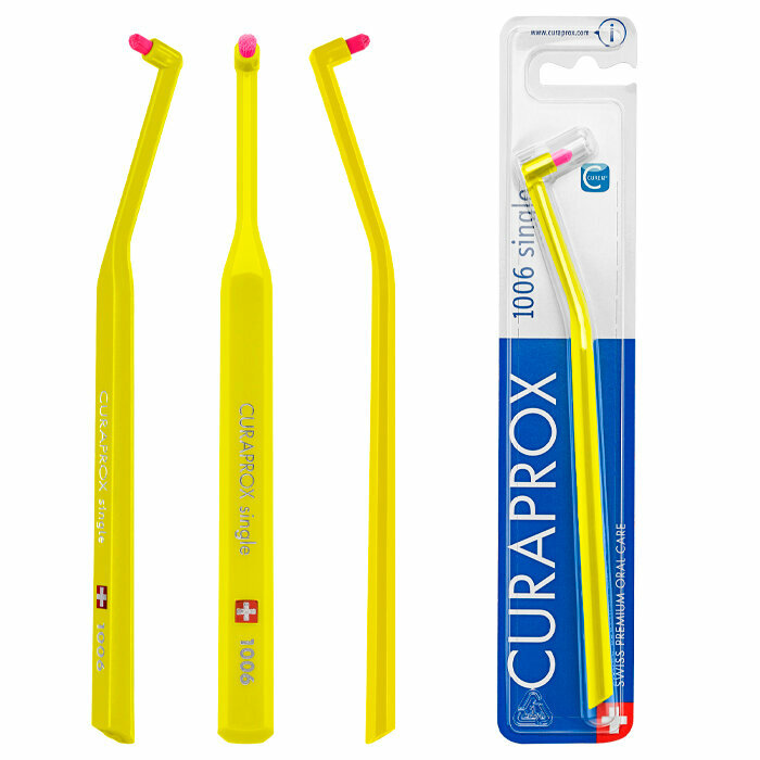 Curaprox Монопучковая зубная щетка Single&Sulcular CS1006 для взрослых