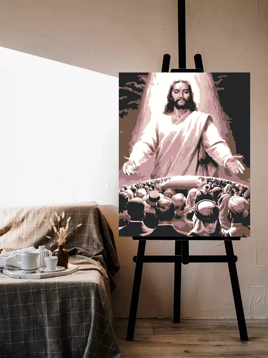 Картина по номерам Иисус Христа