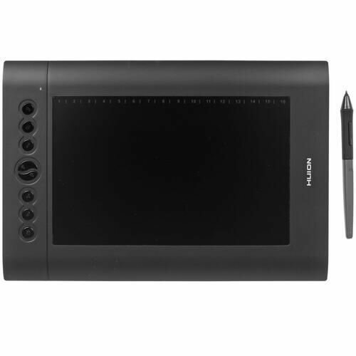 Графический планшет HUION H610PRO V2 (H610PRO V2-black) черный