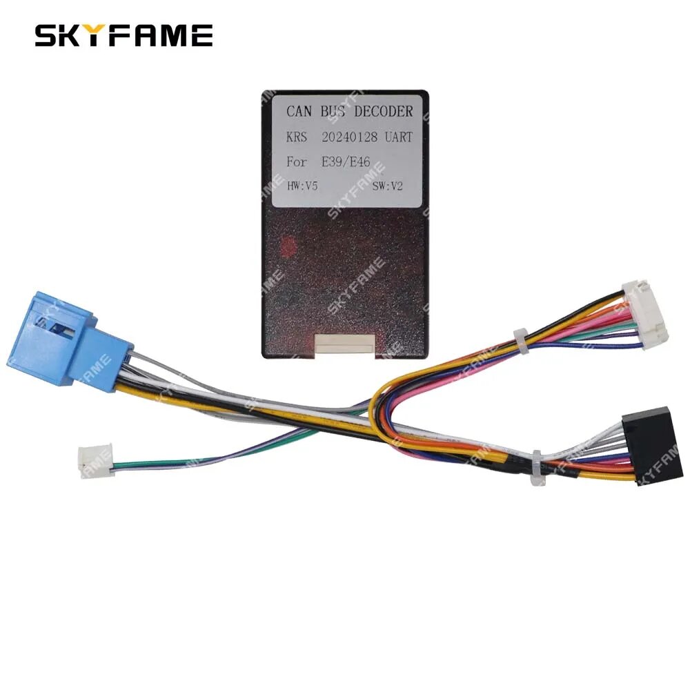 Автомобильный 16-контактный электропровод LUZHENG, Магнитола Android, кабель питания с can-шиной для BMW E46 E39 E53 X5 3/5 серии, Full Set E53