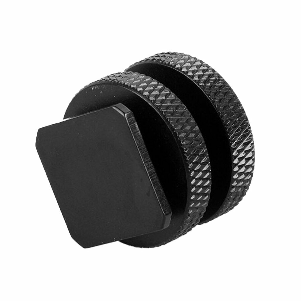 Улучшенная версия резьбового разъема 1/4 для подключения к разъему горячего башмака двойной винт может быть подключен к внешним аксессуарам для вспышки