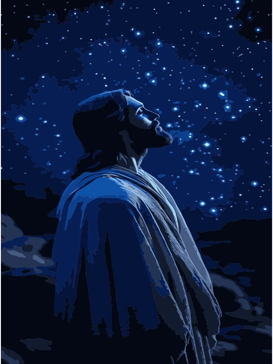 Картина по номерам иисус