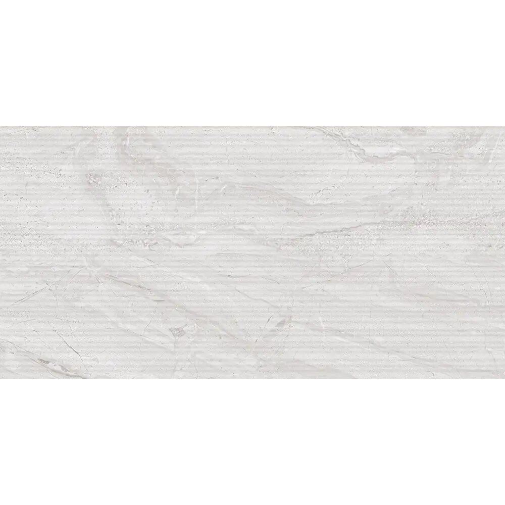 Азори Portu Perla Strut плитка настенная матовая 315x630x8,3мм(9шт) (1.79м2) серый / AZORI