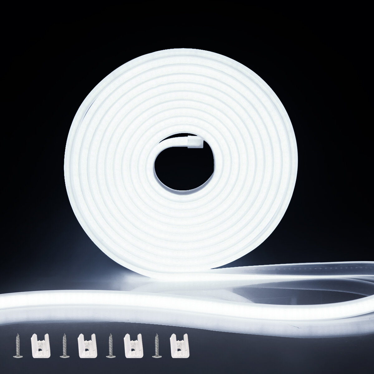 30 метров, супер яркая гибкая светодиодная панель COB 220 В, неоновая лента DIY собственного изготовления, Подходит для украшения спальни, игровой комнаты, освещения кухни, магазина