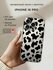 Чехол на Apple iPhone 16 Pro / Айфон 16 Про с принтом "Черные пятна коровы", про...