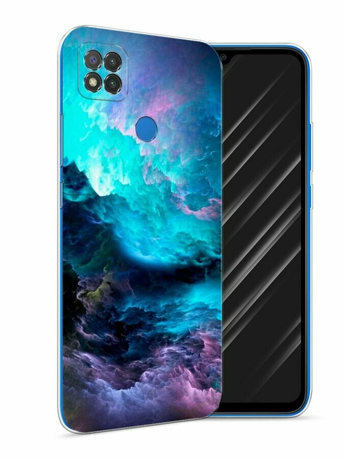 Чехол на Xiaomi Redmi 9C / Сяоми Редми 9C с принтом "Бирюзовое небо"