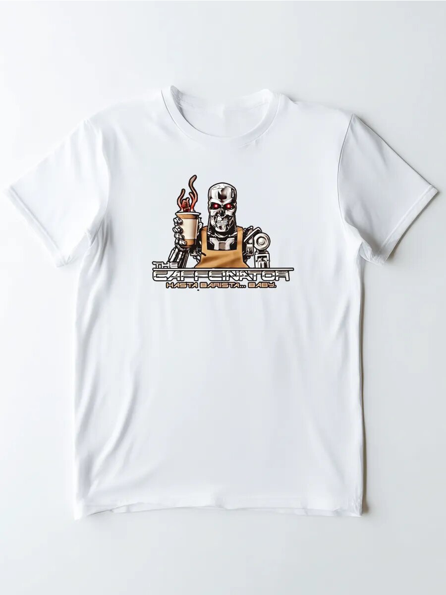 Футболка терминатор кофе кофенатор