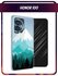Чехол на Honor 100 / Хонор 100 с принтом "Синяя снежная гора", прозрачный