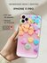 Чехол на Apple iPhone 11 Pro / Айфон 11 Про с принтом "Конфетки сердечки 2"