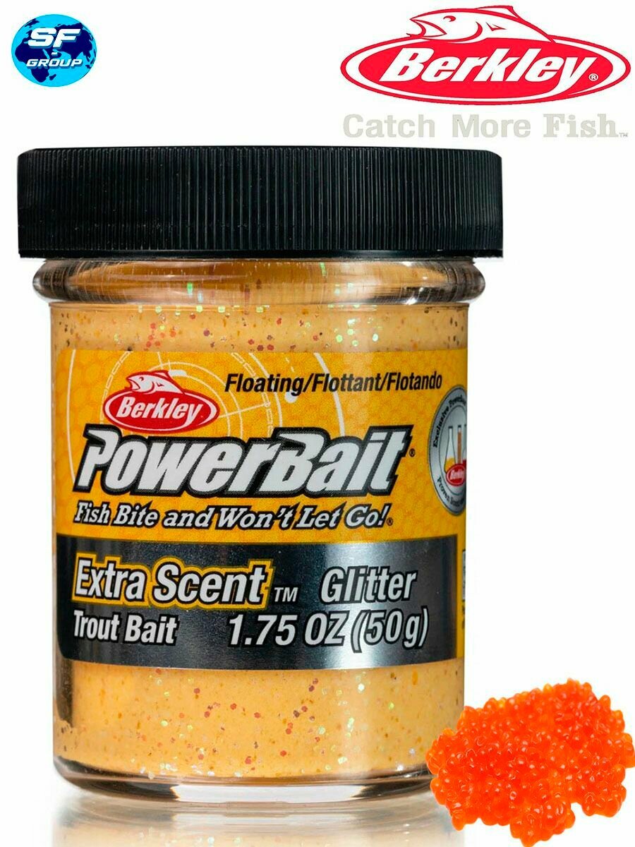 Паста Berkley PowerBait Natural Scent Trout Bait Salmon Peach 50g
