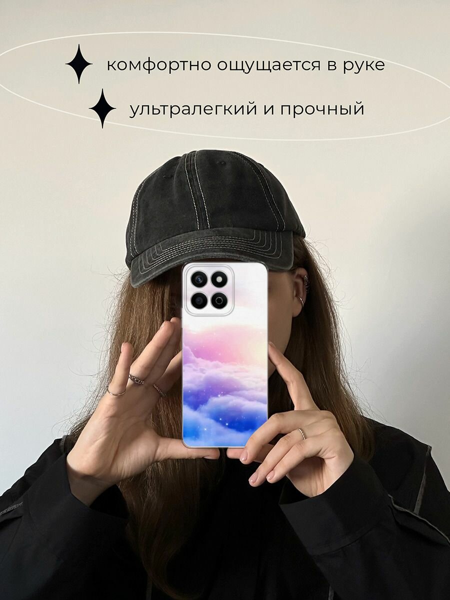 Силиконовый чехол на Honor X7c / Хонор X7c с принтом "Небеса" — фото 1