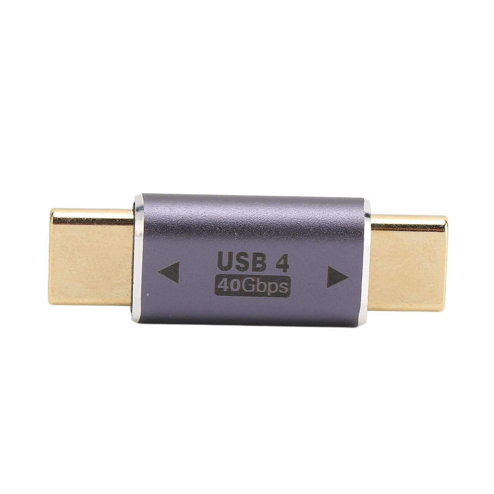 USB-C адаптер мощностью 100 Вт, штекер-штекер, высокоскоростная передача данных 40 Гбит/с, поддержка видео 8K, быстрая зарядка PD, позолоченный разъем Type-C