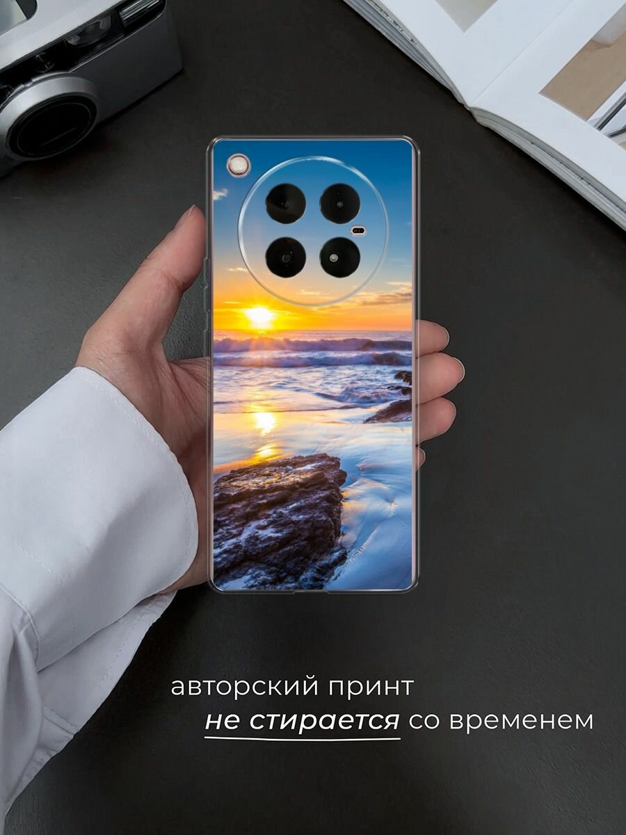 Чехол на Infinix Zero 40 4G / Инфиникс Зеро 40 4G с принтом "Восход 6" — фото 1