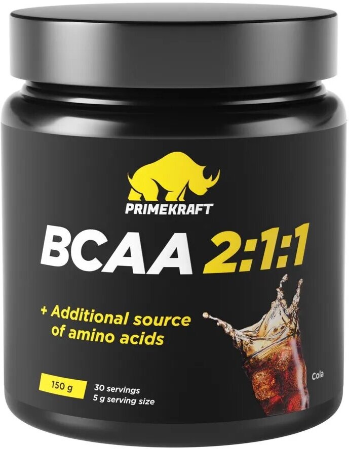 Аминокислоты Prime Kraft BCAA 2:1:1 150 гр Кола