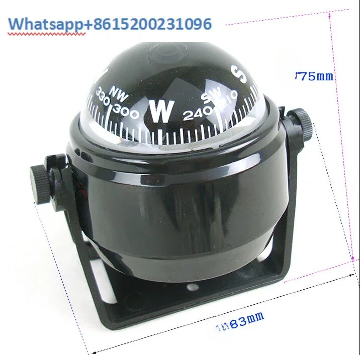 Магнитный компас A90 для скоростной лодки, навигационный магнитный компас для яхты