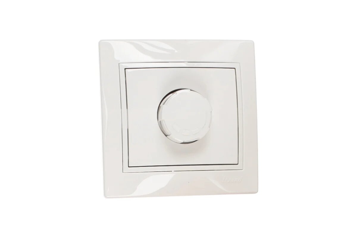 Диммер LEZARD MIRA 500 Вт с фильтром и предохранителем белый с белой вставкой 701-0202-117