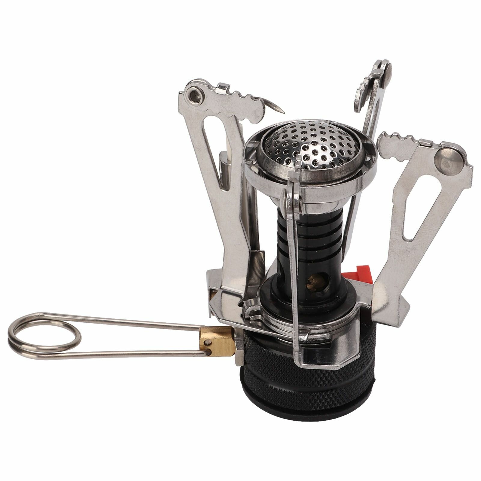 Мини-газовая плита, складная, пьезоэлектрическая, стабильная, с поддержкой, портативная, для кемпинга, для походов на открытом воздухе
