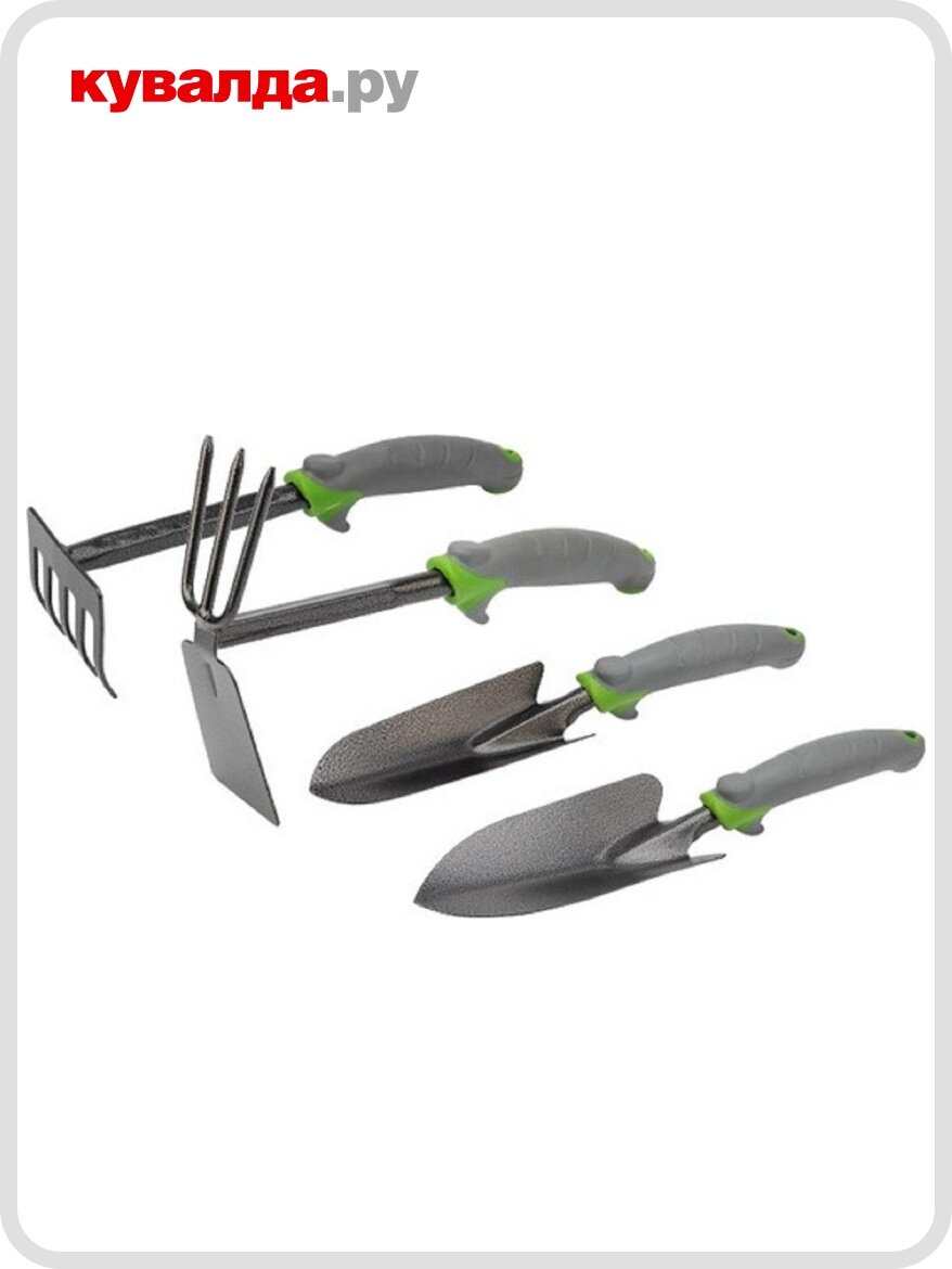 Набор садовый четыре сезона 64-0005 с прорезиненной ручкой