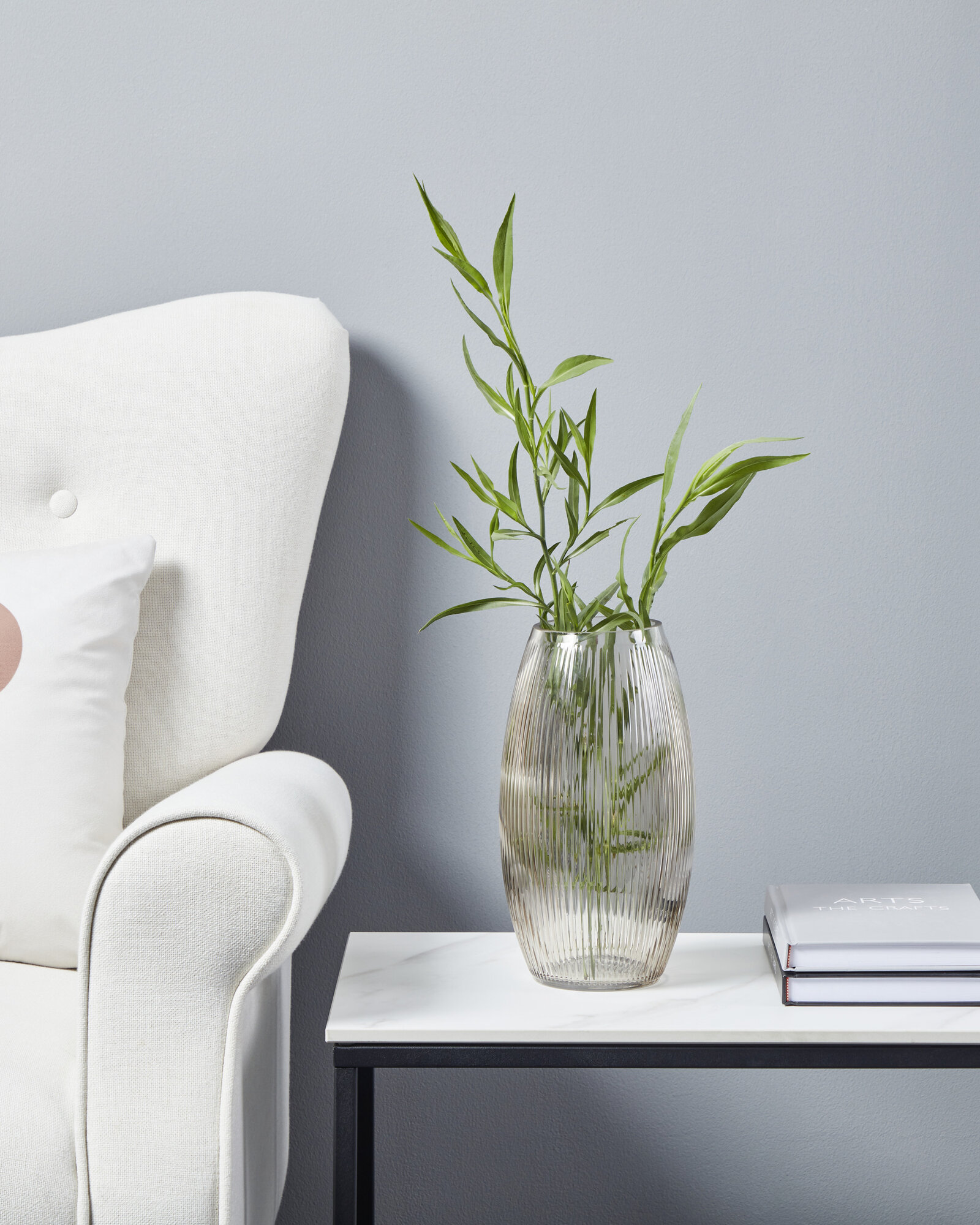 Ваза декоративная EGLO AMBALABE 421228, стекло, прозрачная, высота 27см