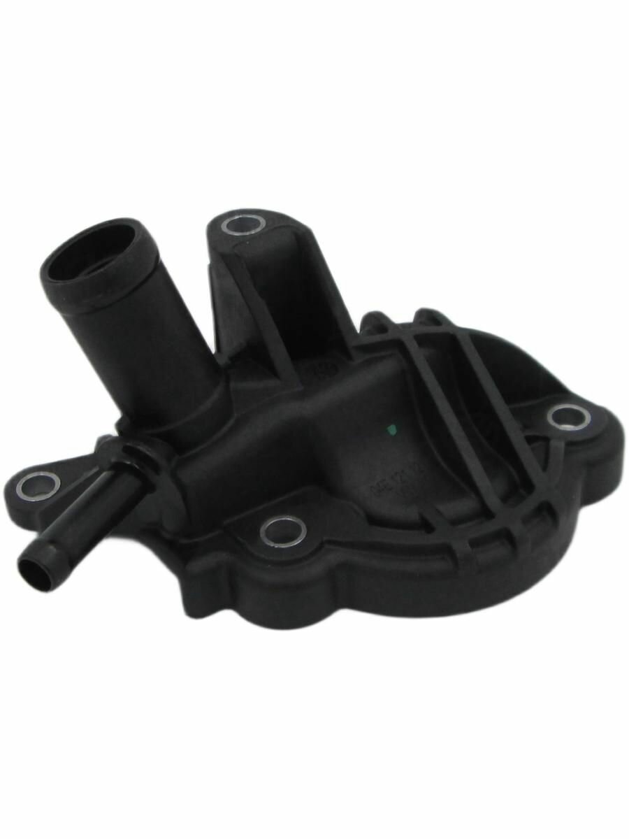 Фланец (крышка корпуса термостата) водяной VAG 04E121121L Ауди А3 А4 Q3, Шкода Фабия Октавия, Фольксваген Кадди Гольф Пассат Поло