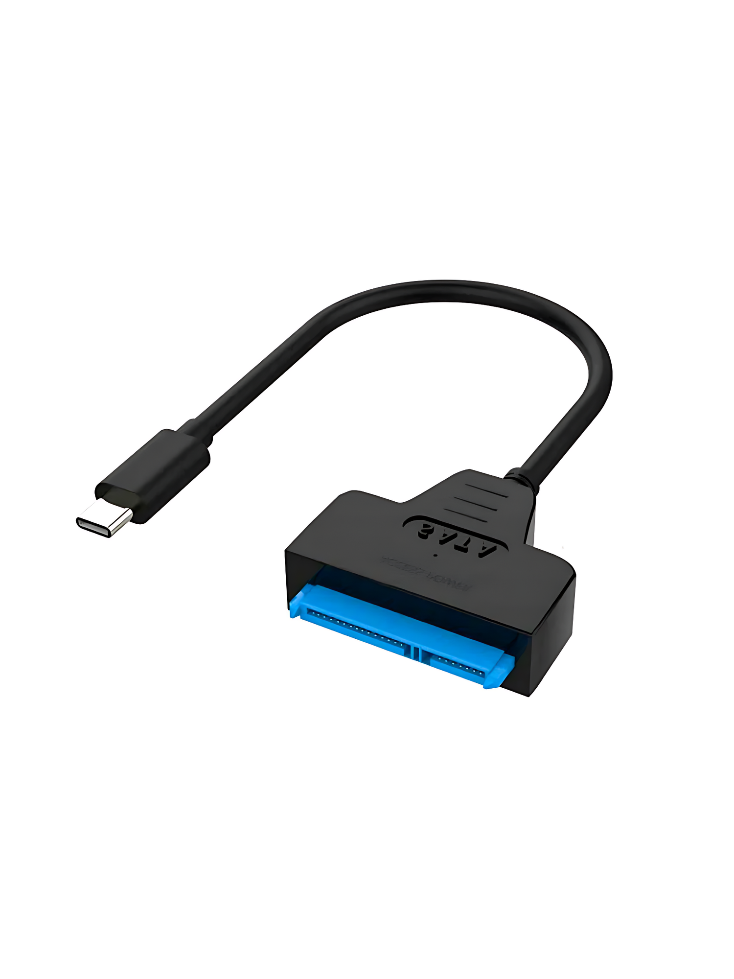 Переходник Type-C на SATA, длина 15 см, черный, для жесткого диска