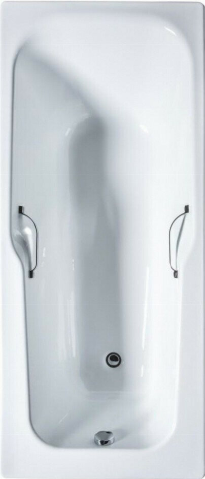 Ванна чугунная Универсал Эврика 170x75 с ручками