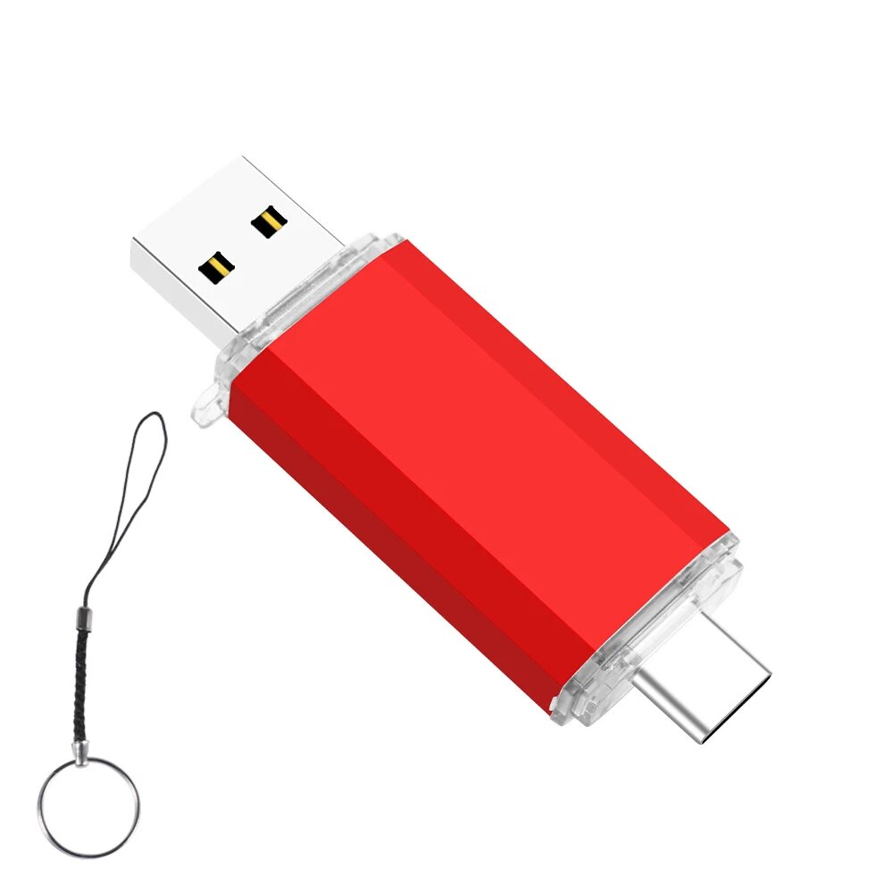 USB-флешка OTG для Android, 8/16/32/64/128 ГБ 32 GB, Red