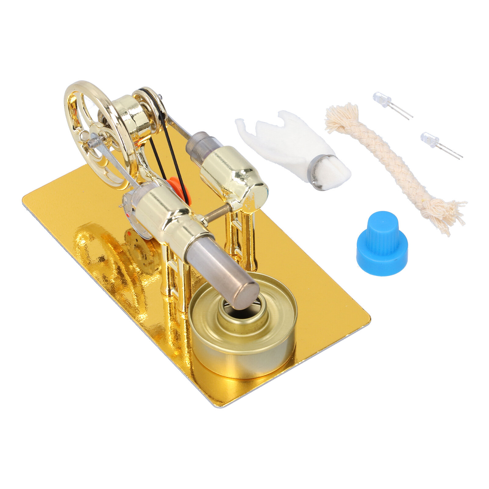 Мини-модель парового двигателя Стирлинга, научный подарок для изучения физики