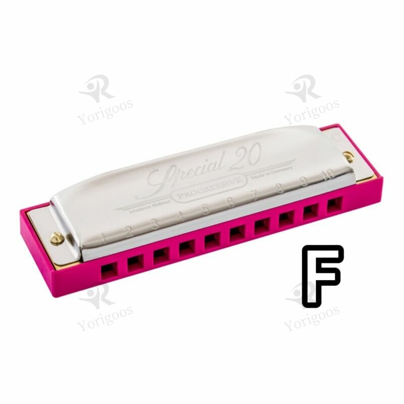 HOHNER SP20 розовая блюз-гармоника 10 отверстий для начинающих Германия импорт студенты-F