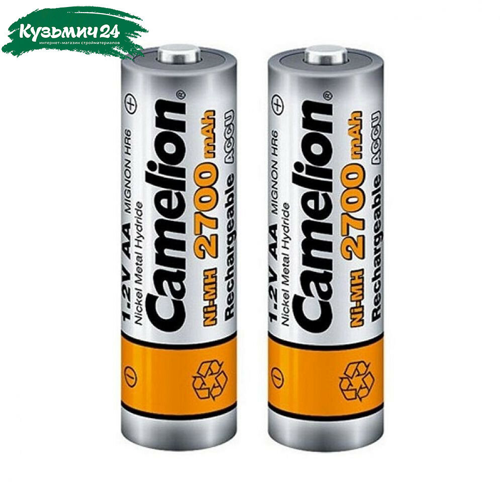 Элемент питания аккумулятор AA 1.2v 2700mAh Ni-Mh Camelion